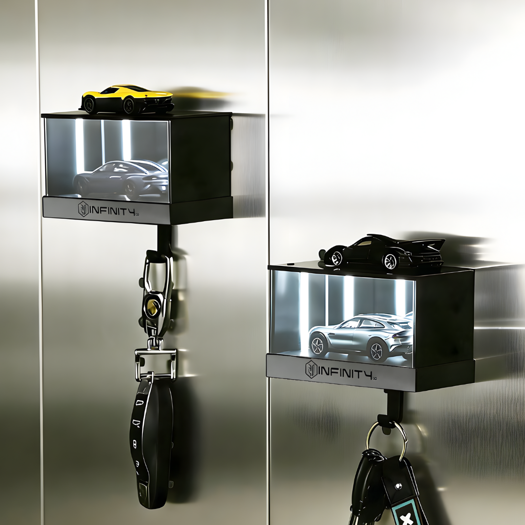 Infinity Mirror Display Case for 1:64 Cars
