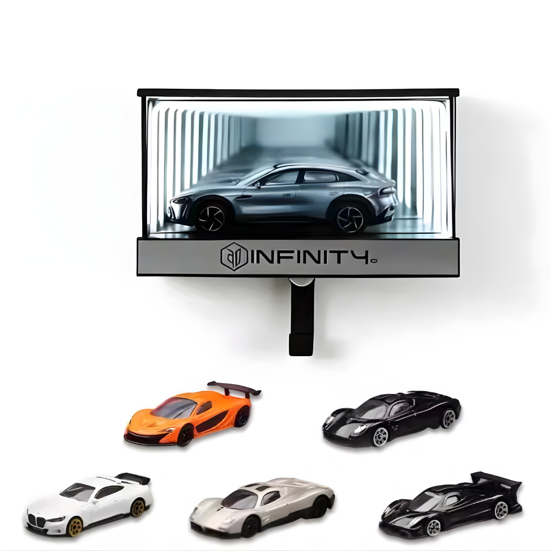 Infinity Mirror Display Case for 1:64 Cars