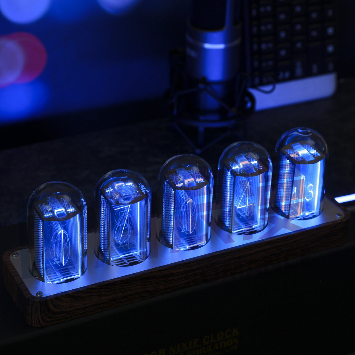 Nixie LED Tube Clock, With RGB | 5 Tube versions