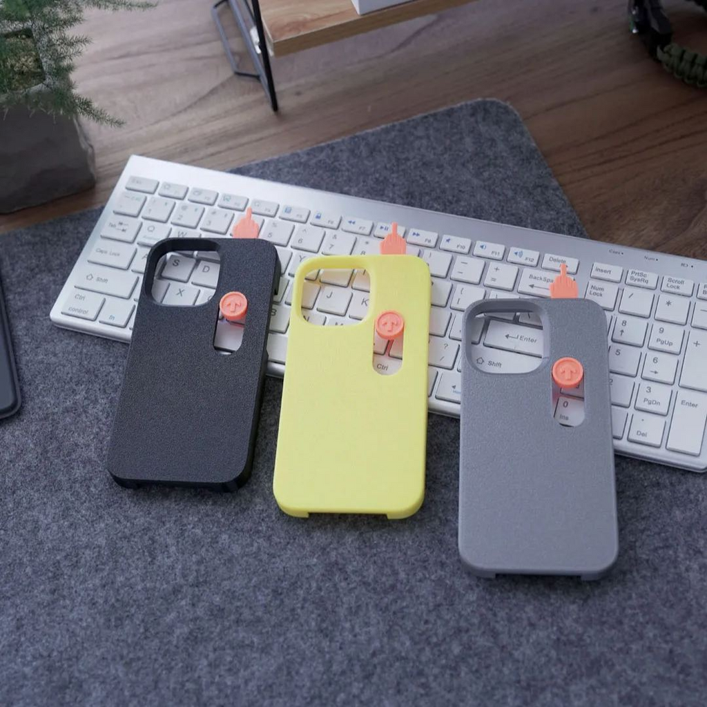 Creative 3D Print Middle finger iPhone case