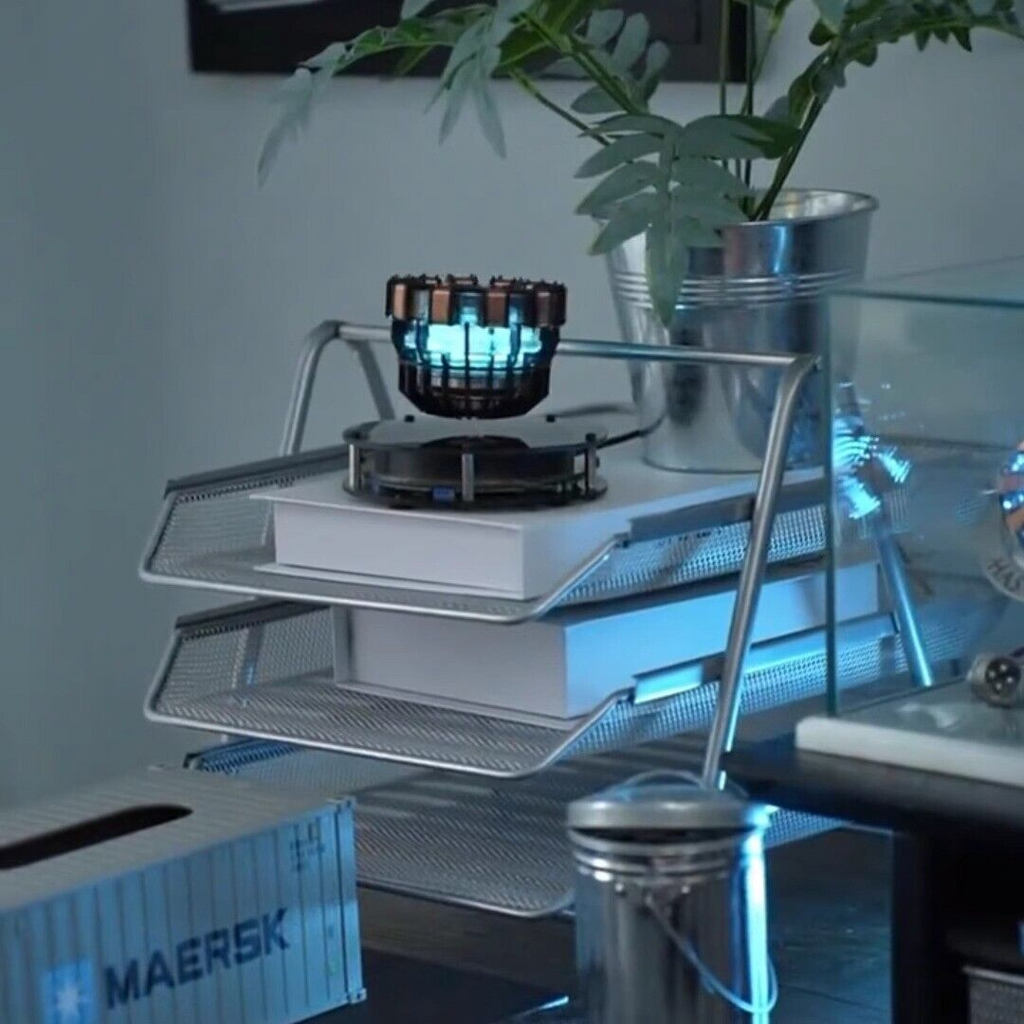 Iron Arc Reactor Heart LED Lamp | Magnetic Levitation